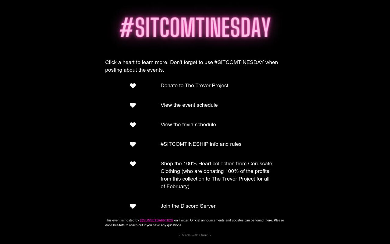 #SITCOMTINESDAY